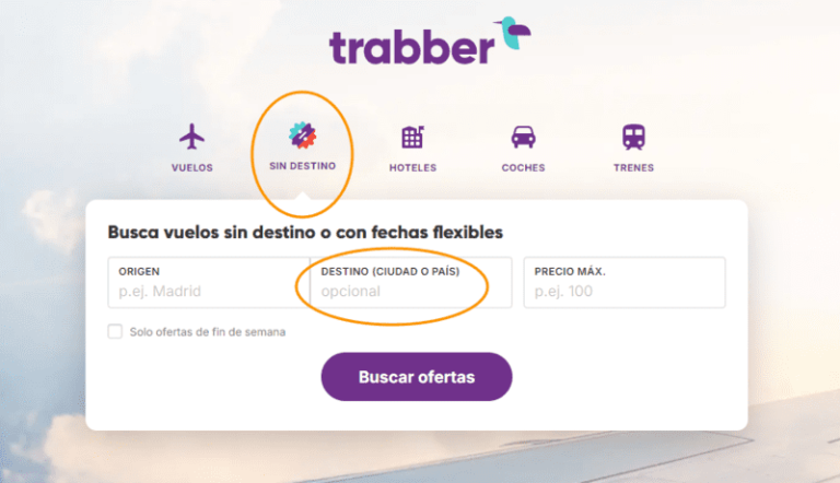 5 formas de buscar vuelos sin destino fijo